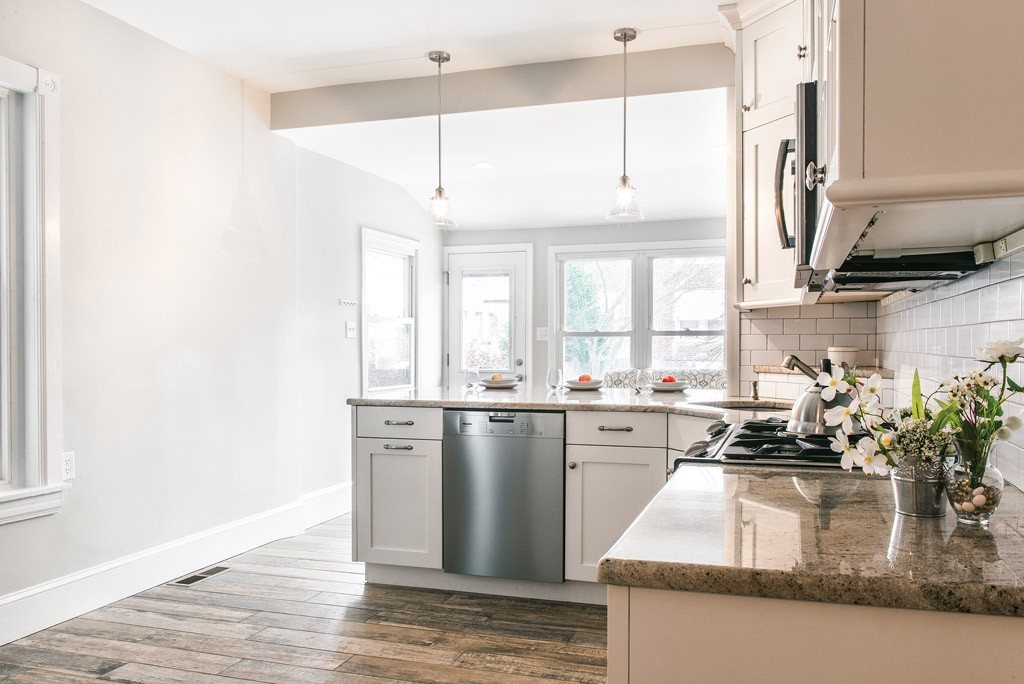 Bright and White Kitchen Remodel - Fedor Fabrication